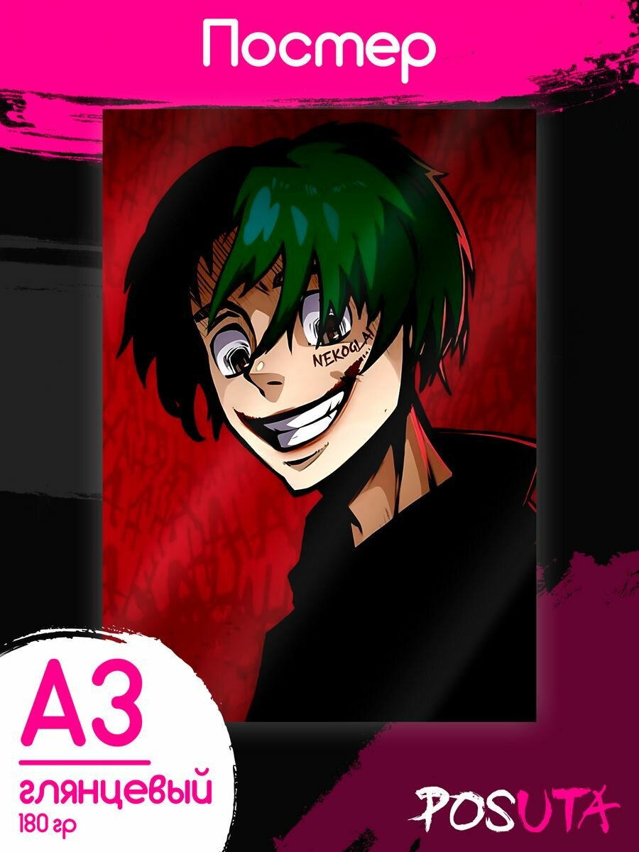 Постеры Некоглай блогер картины интерьерные А3