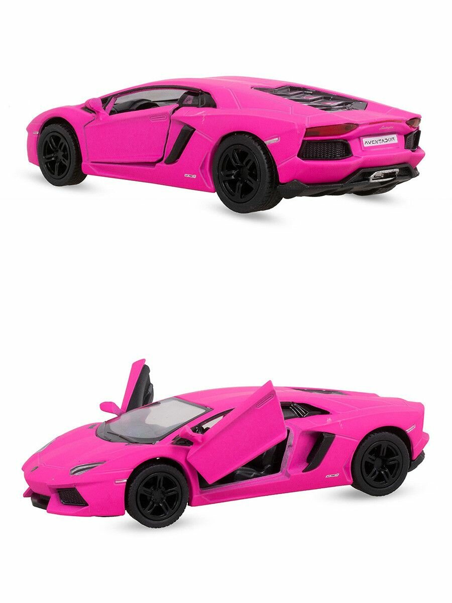 Kinsmart. Модель арт. КТ5355/2 Lamborghini Aventador LP 700-4 1:38 (розовая) инерц.