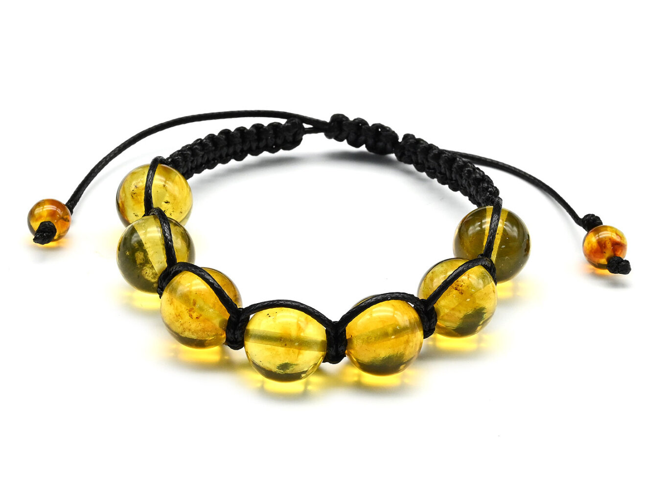 Браслет, янтарь