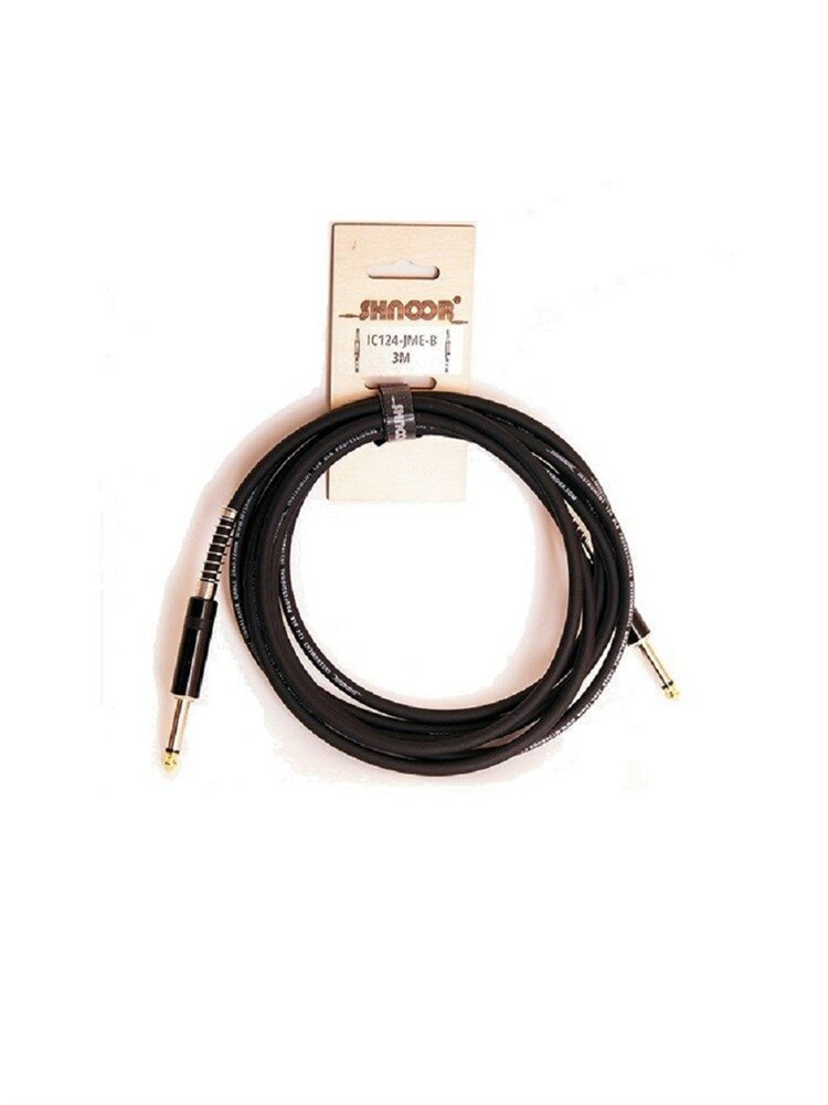 Кабель для гитары SHNOOR IC124-JMe-B-3m