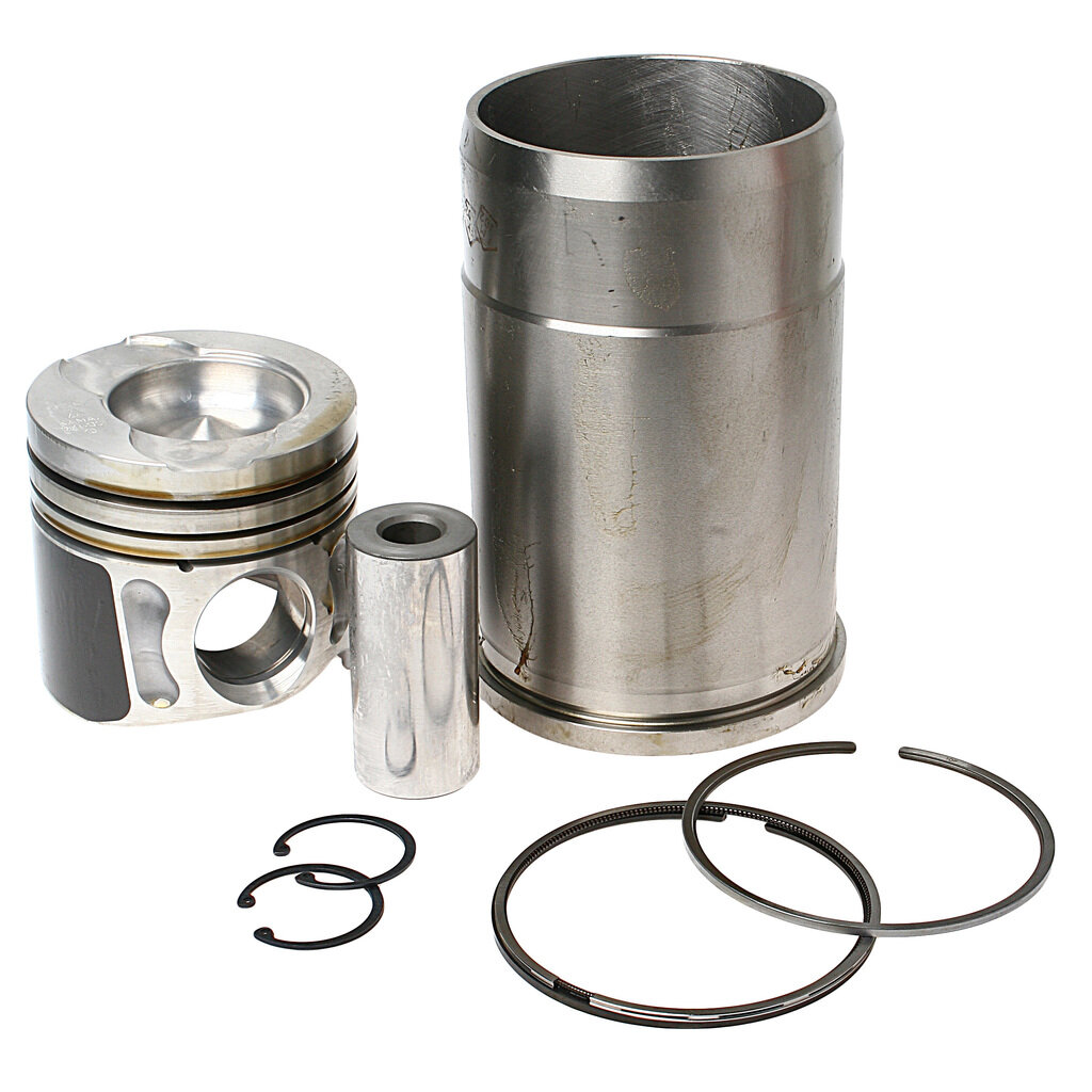 Гильза с поршнем КАМАЗ-ЕВРО-2,3 с пальцем и кольцами обрезанный поршень (ОАО КАМАЗ)