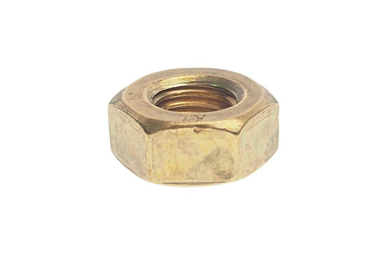 Гайка М10х1.25х8 КАМАЗ трубы приемной латунь под ключ 17мм белзан