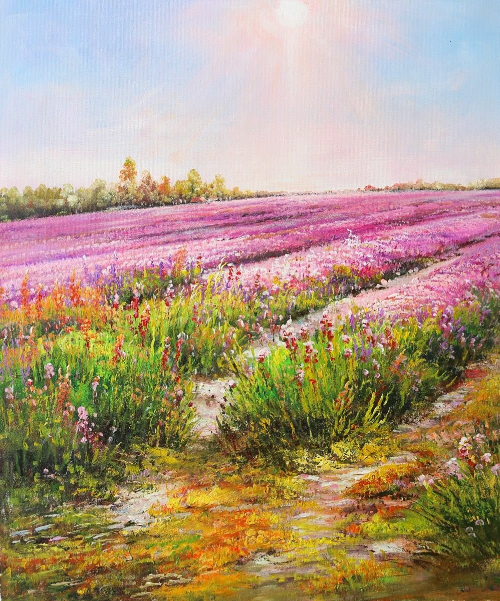 Картина маслом "Полдень в Провансе" 50х60см