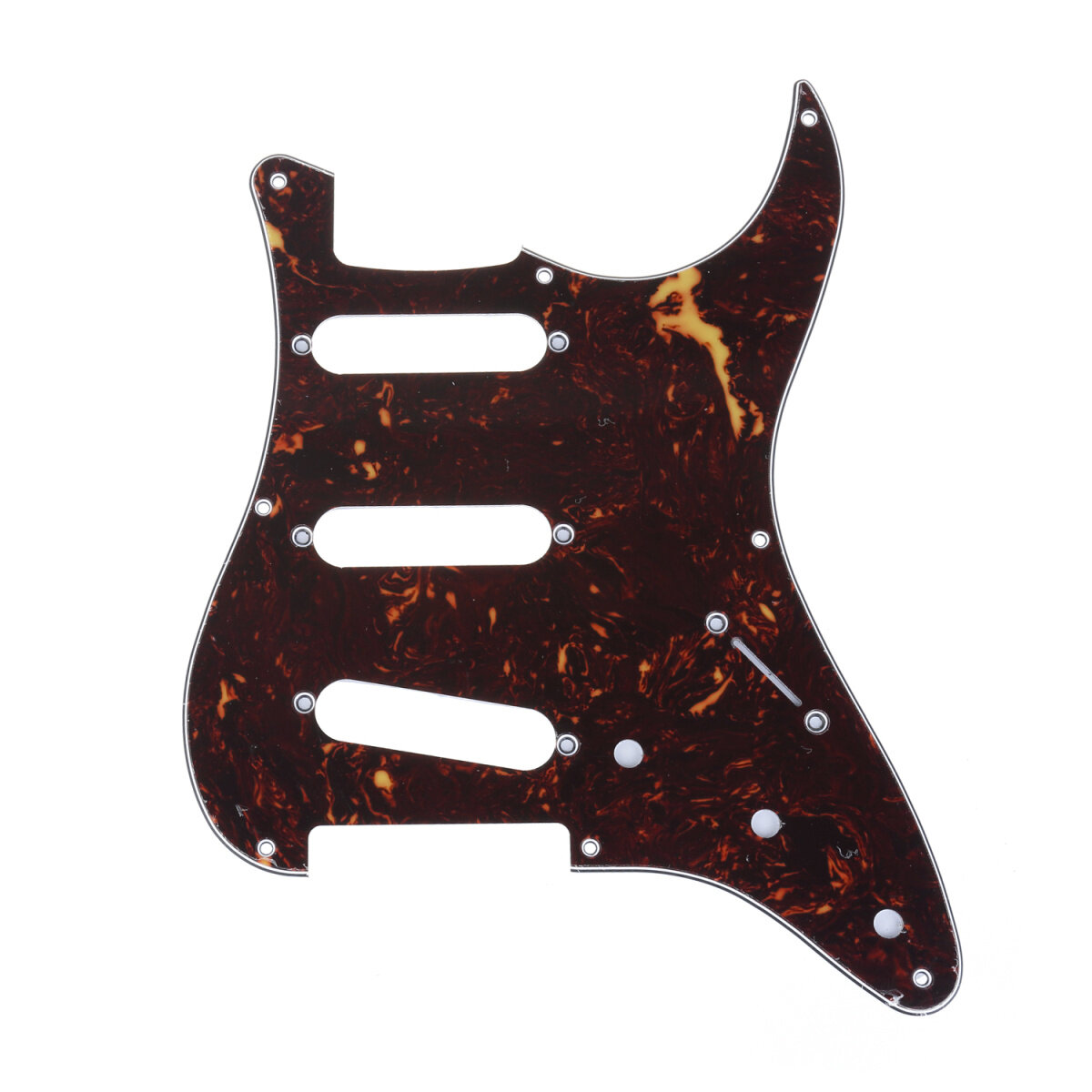 Панель SSS для оригинального Fender Stratocaster Japan Vintage Style, трехслойная, Musiclily MX1405DT, черепаховая