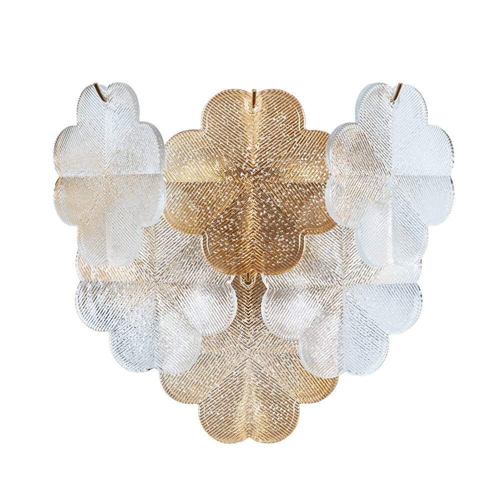 Настенный светильник ARTE LAMP MALLIKA A4077AP-2GO, E14, 40Вт, золотистый