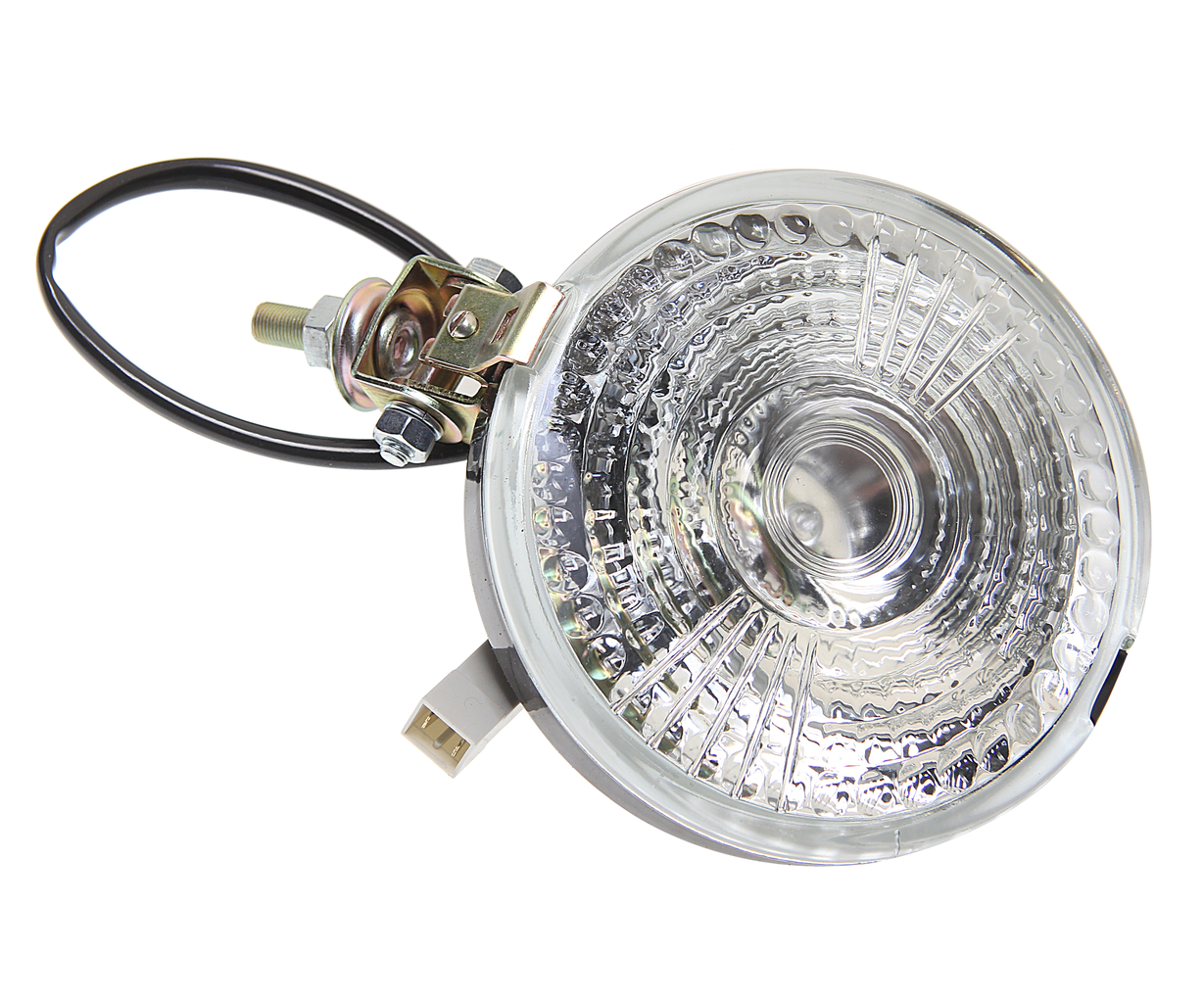 Фара рабочего света металлическая 12V круглая освар