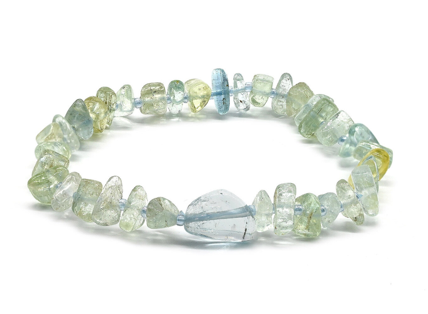 Браслет, аквамарин