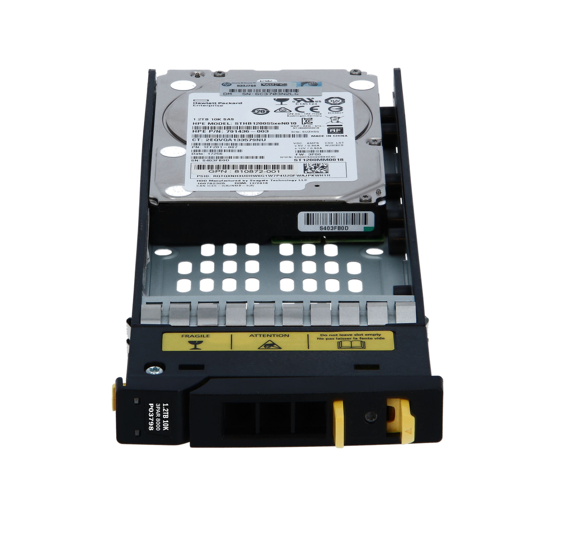 Жесткий диск HPE SAS 1.2Тб 2,5" 10000rpm (K2P93B, P03798-001) для StoreServ 8000
