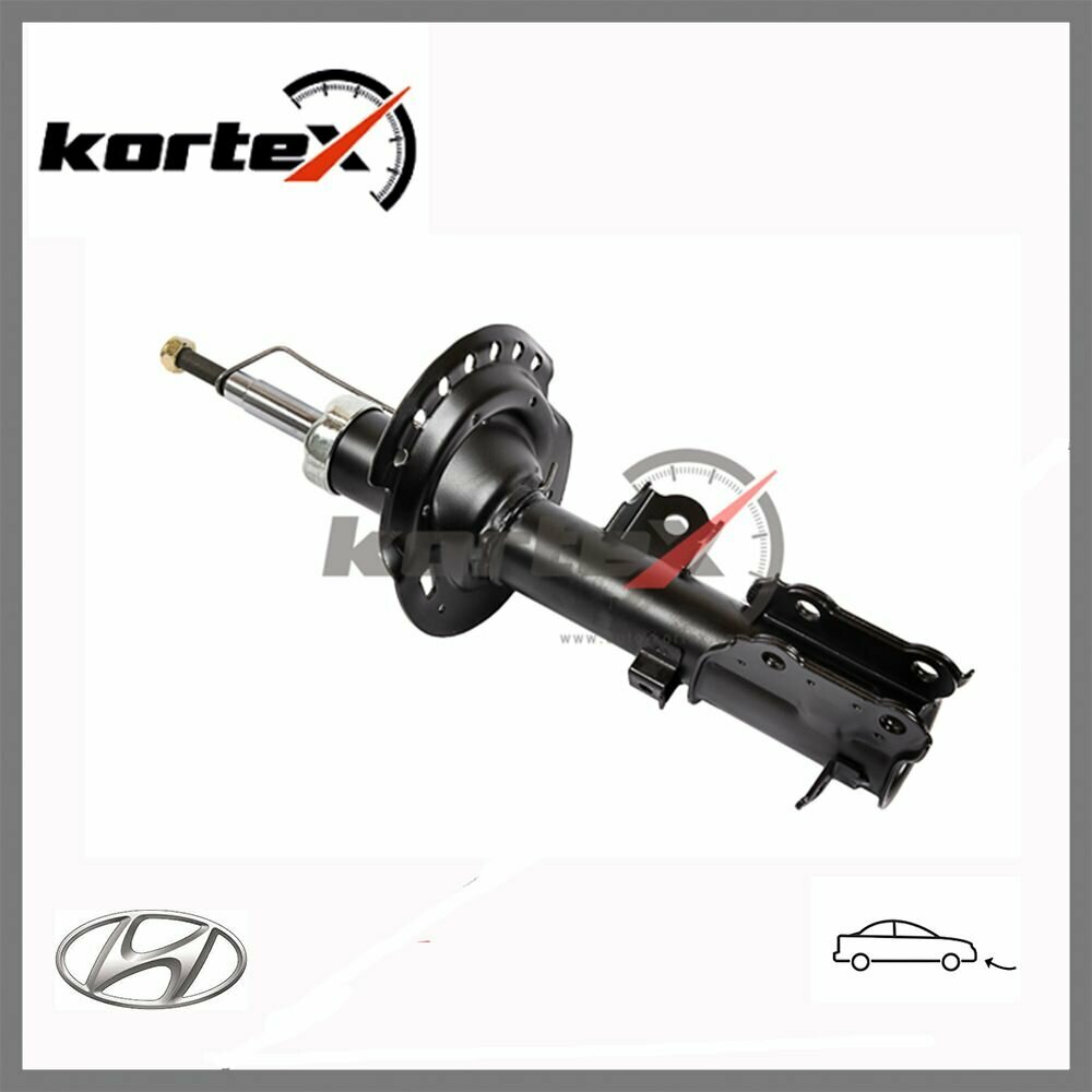 Амортизатор подвески передний правый газовый KORTEX KSA002STD для а/м HYUNDAI SOLARIS