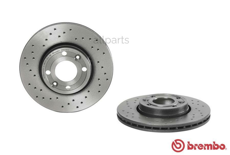 BREMBO 09.9078.1X Диск тормозной передн. серии Brembo Xtra (перфорированный) NISSAN (DFAC) SUNNY (N17) 12/10-> / NISSA
