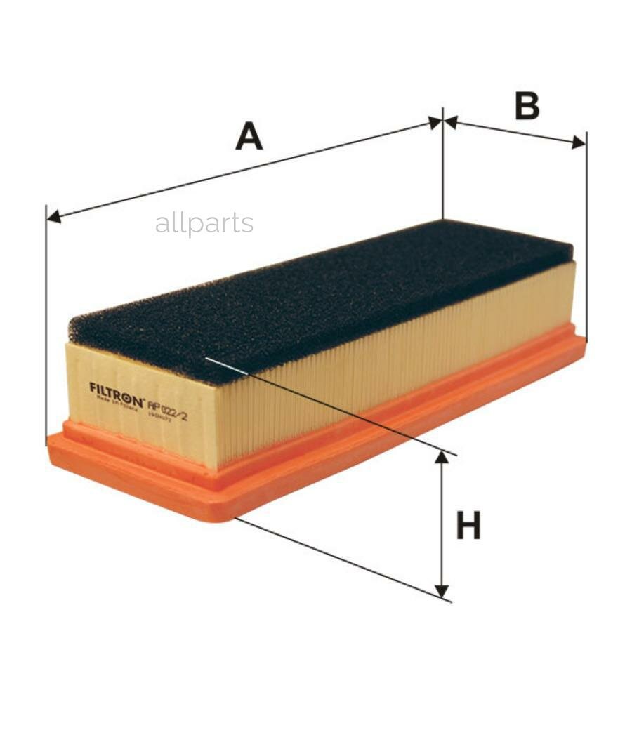 FILTRON AP0222 фильтр воздушный AP 022/2