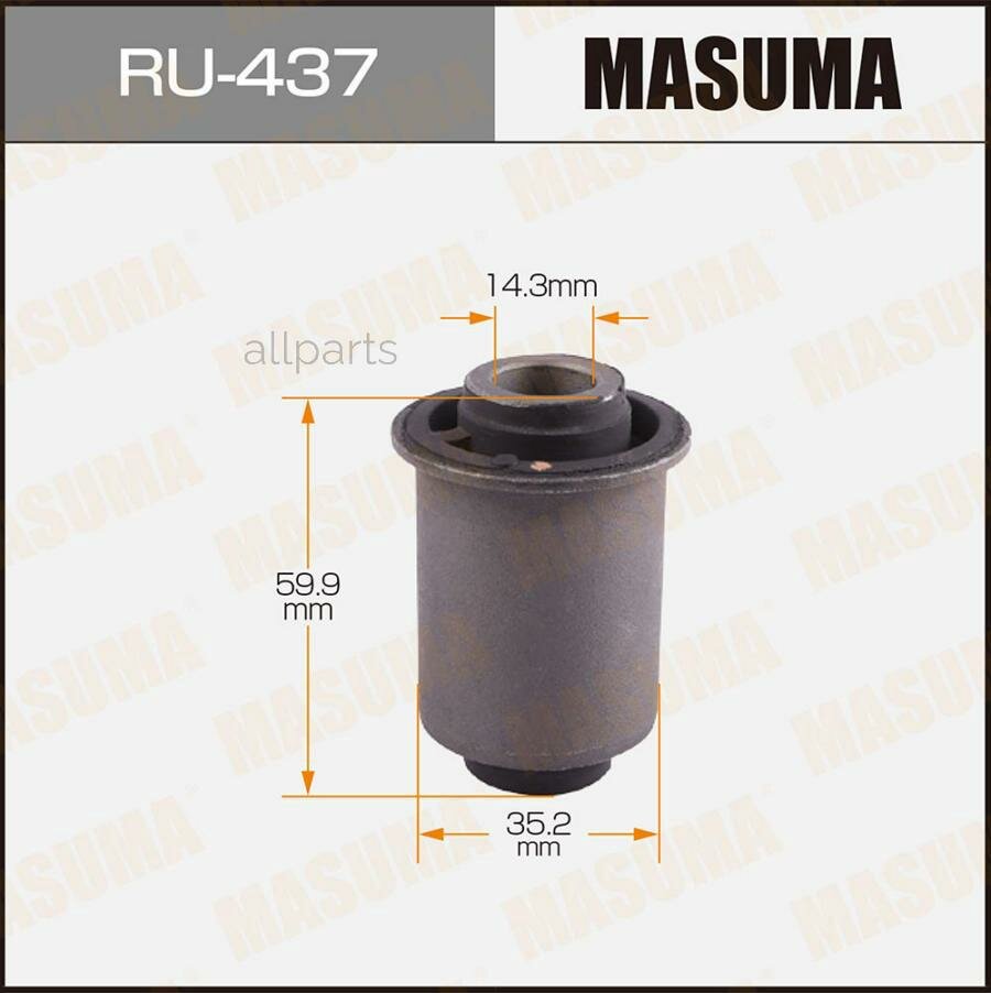 MASUMA RU-437 Сайлентблок задн. нижнего рычага зад.