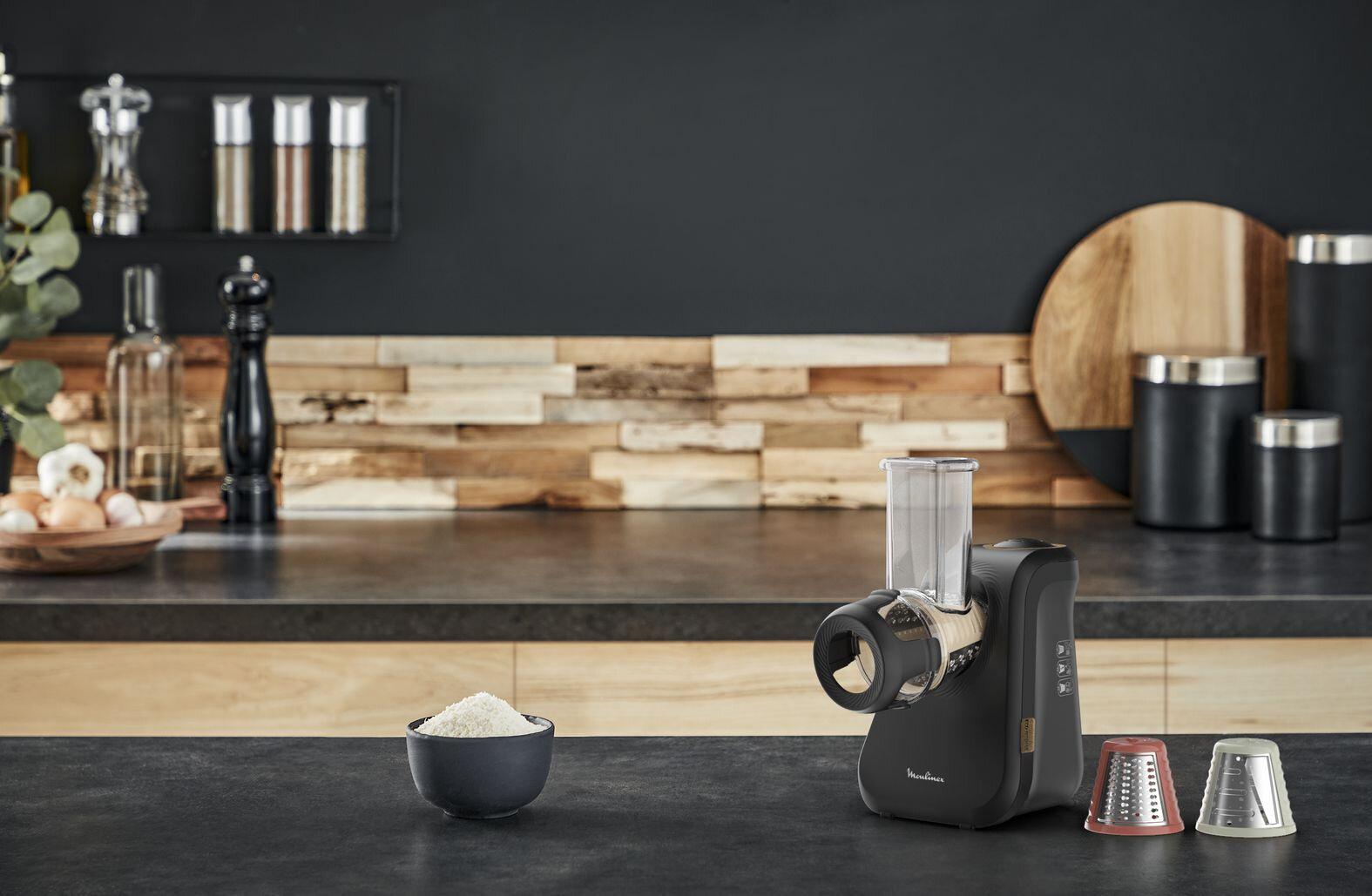 Измельчитель электрический Moulinex DJ77EN10 300Вт черный