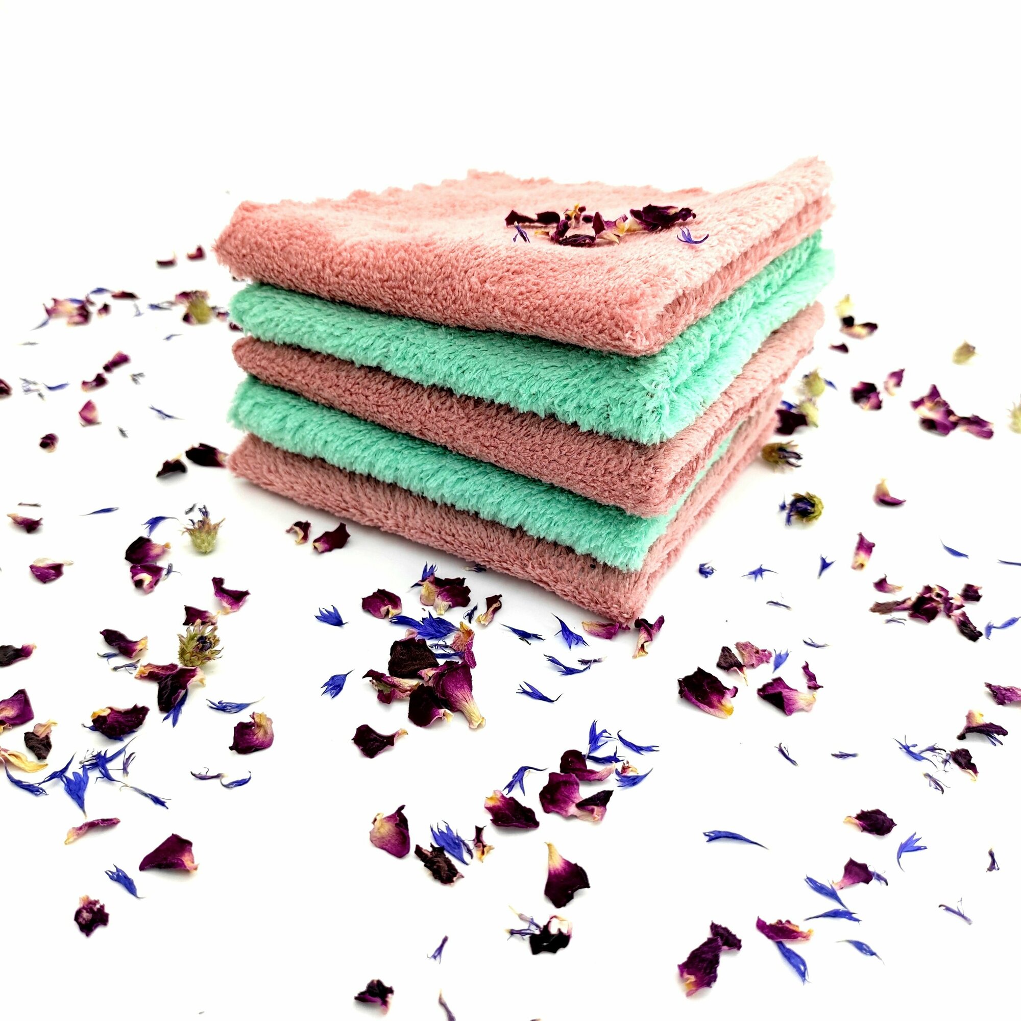 Салфетки из микрофибры для уборки универсальные 5 штук