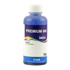 Чернила для Canon PIXMA G3400, G1400, G2400, G4400, (GI-490С, GI-40C), InkTec C0090-100MC водные, Cyan голубые, 100 мл