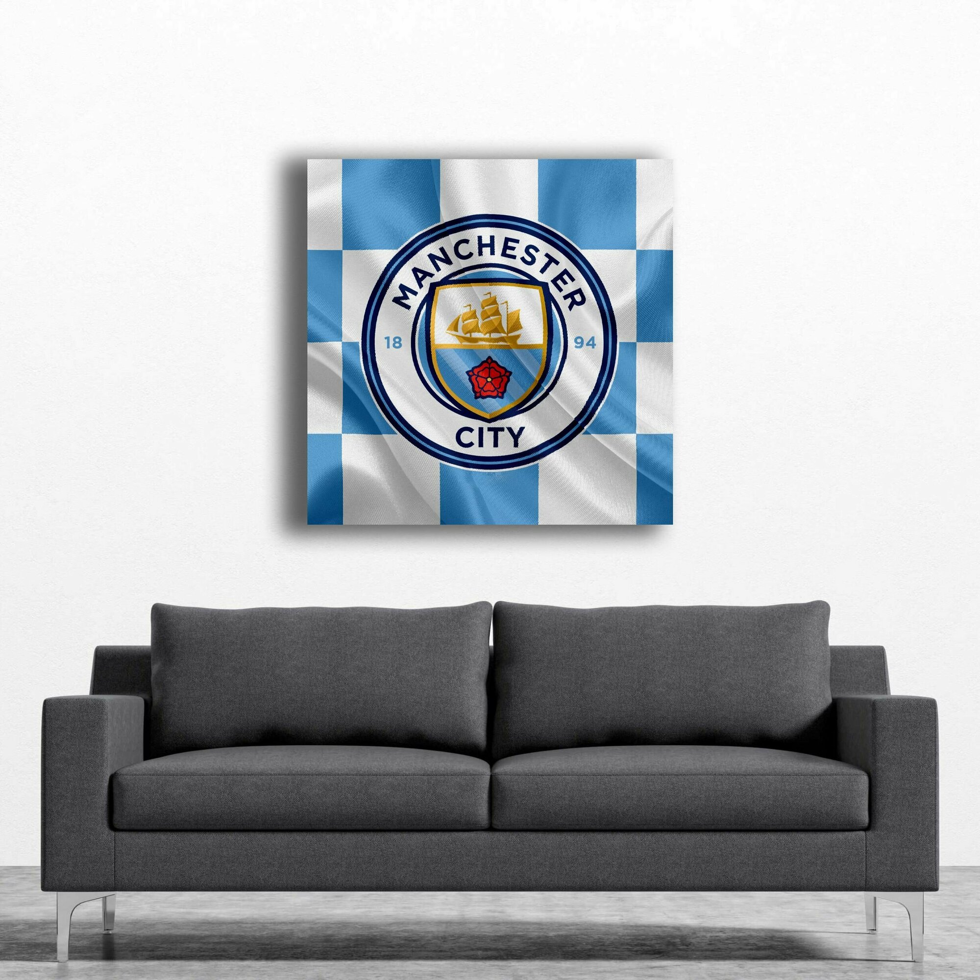 Интерьерная картина на холсте Манчестер Сити 70*70