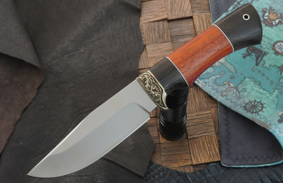 Окские Ножи Барсук, сталь Х12МФ , рукоять венге, граб