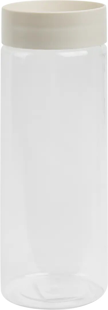 Банка для сыпучих продуктов Idi Land 1500 мл пластик цвет бежевый