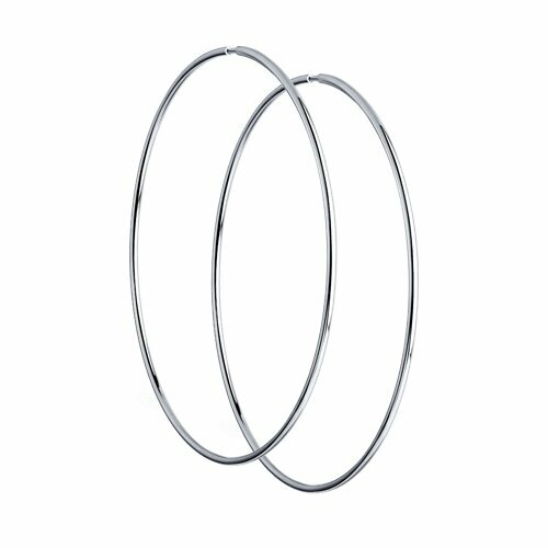 Серьги конго серебро, 925 проба
