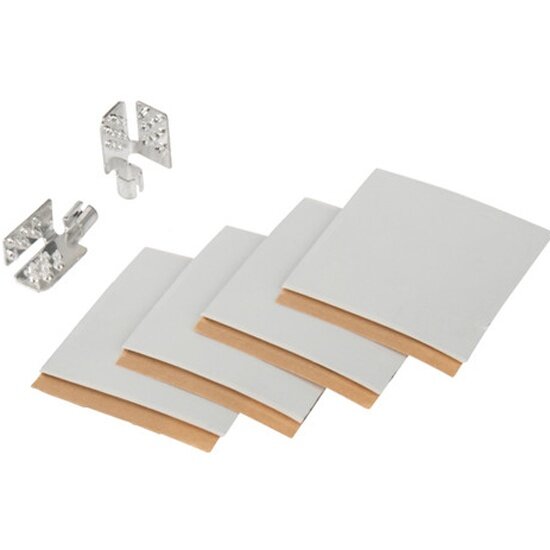 Монтажный комплект Rexant для пленочного пола (2 монтажных зажима, винил-мастика 5х5 см)