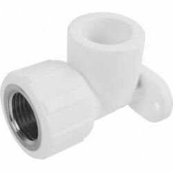 Угол полипропилен 90 D 20 мм 1/2" ВР полипропилен