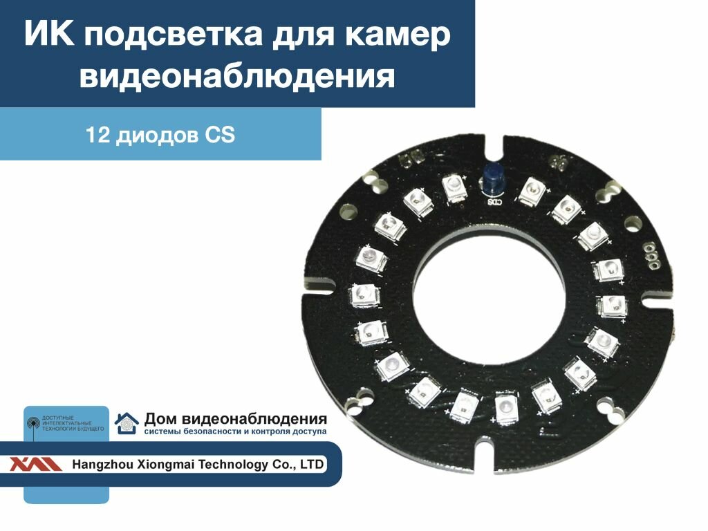 ИК подсветка для камеры видеонаблюдения