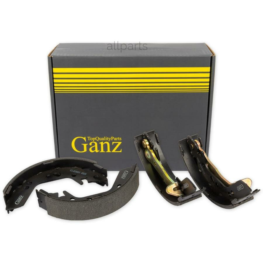 GANZ GIJ20003 Колодки тормозные барабанные для HYUNDAI Accent 1.0-1.5 94-00 GANZ GIJ20003