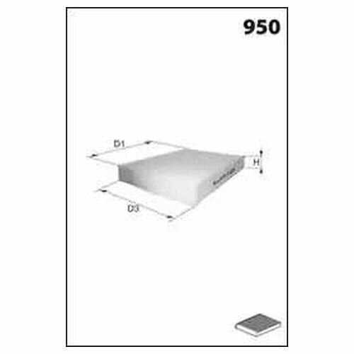 Фильтр салона LUCAS FILTERS LFCP180 для Land Rover Discovery Sport, Freelander, Range Rover Evoque; Volvo S60 II,