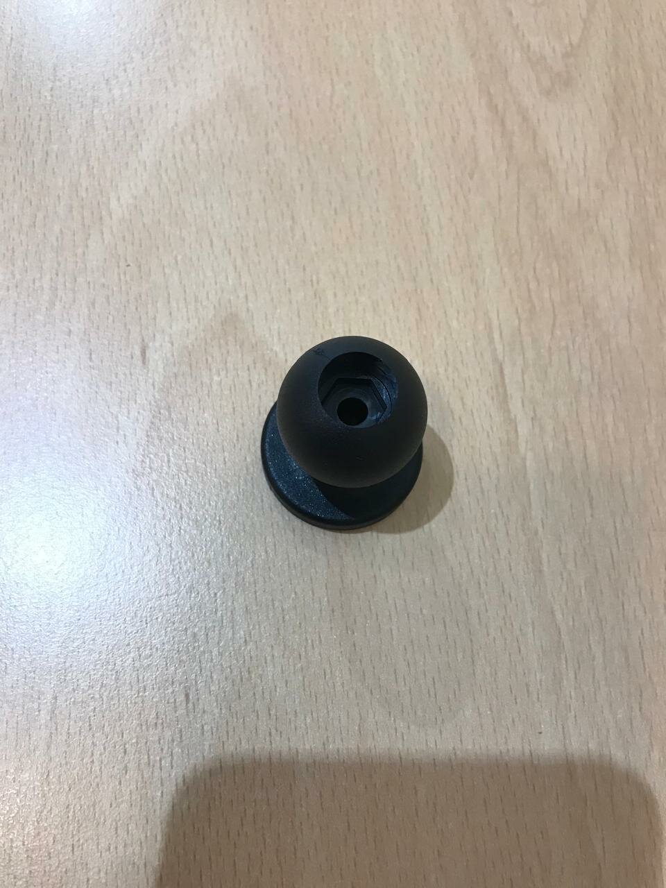 Шар VINmounts 25 мм (1") со скозным отверстием для крепления и основанием, высокопрочный композит (VIN-B-008)