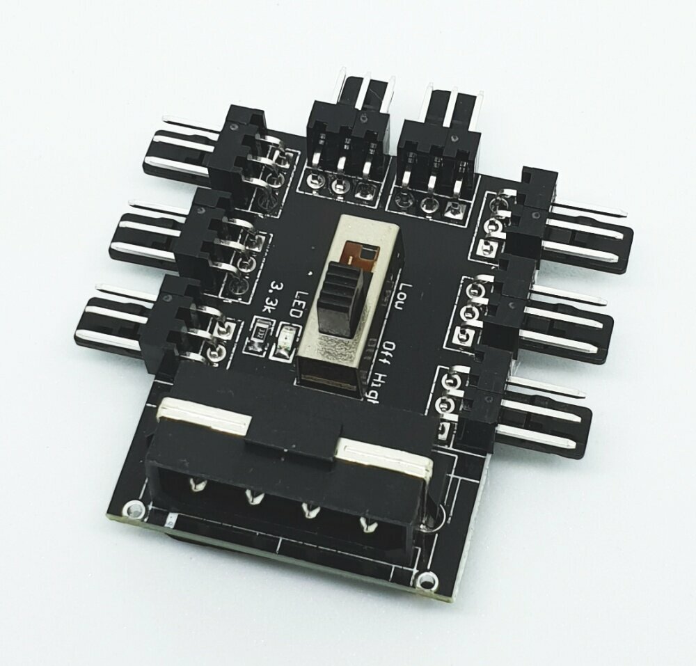 Разветвитель Generic FAN HUB на 8 3PIN вентиляторов