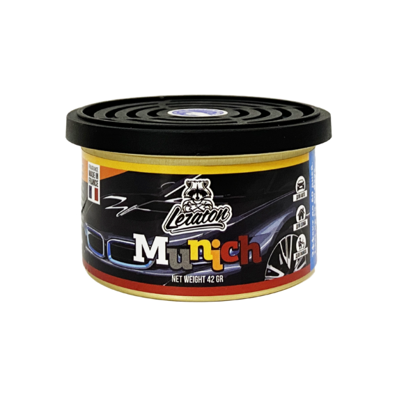 Leraton Ароматизатор для автомобиля в банке Munich (New Car/Новая машина)