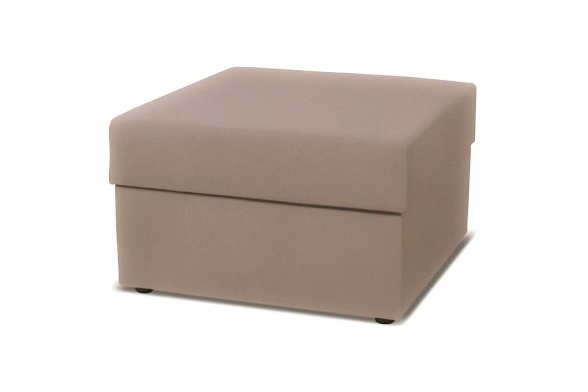 Пуф диванный Ларсен AH! DIVAN с ящиком для хранения, бежевый велюр