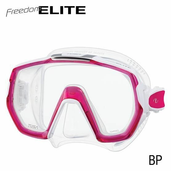 Маска FREEDOM ELITE прозрачный силикон розовый