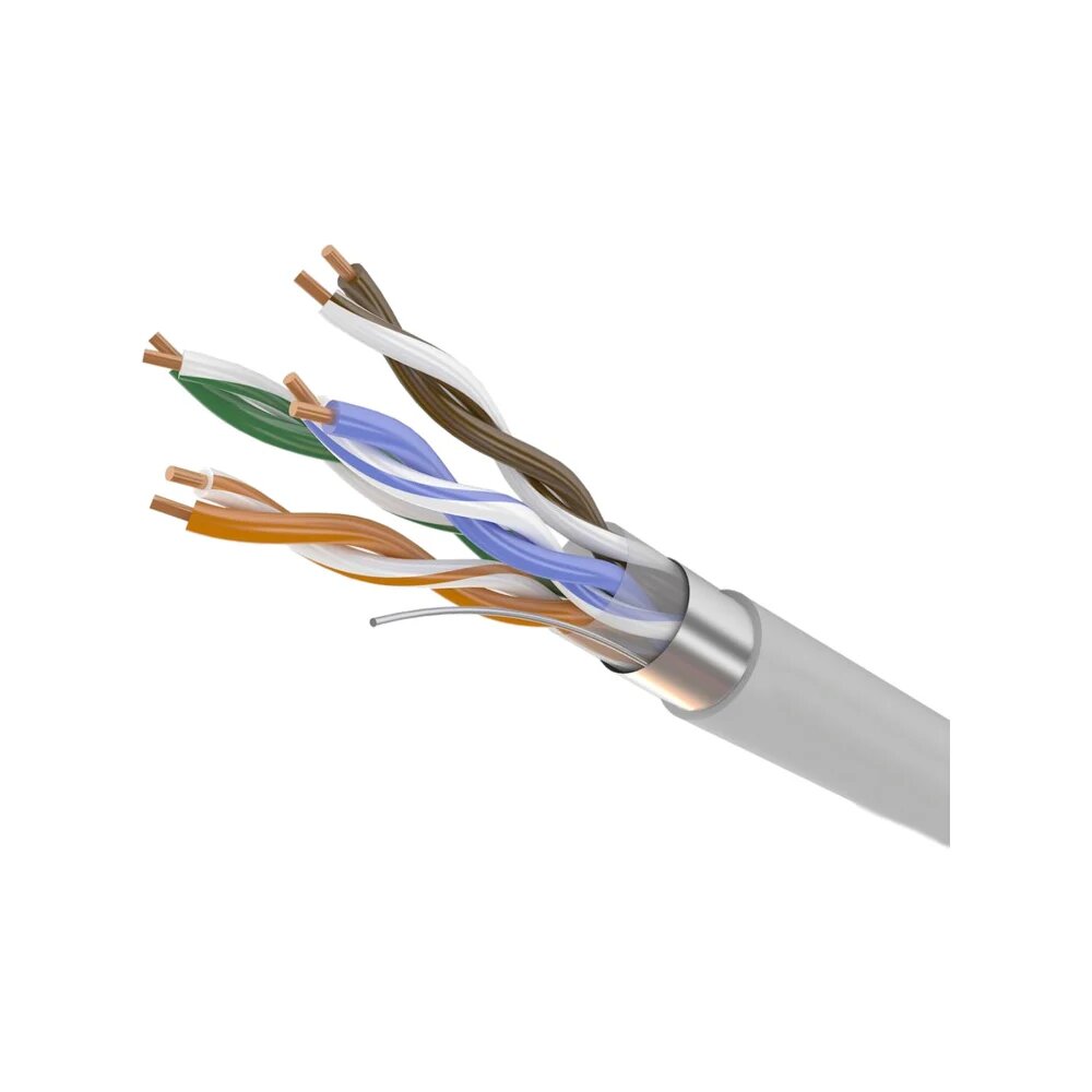 Кабель Folan F/UTP Cat5e PVC 4х2х0,52 305 м FU42052PVC, Оболочка из пластиката неподдерживающего горение