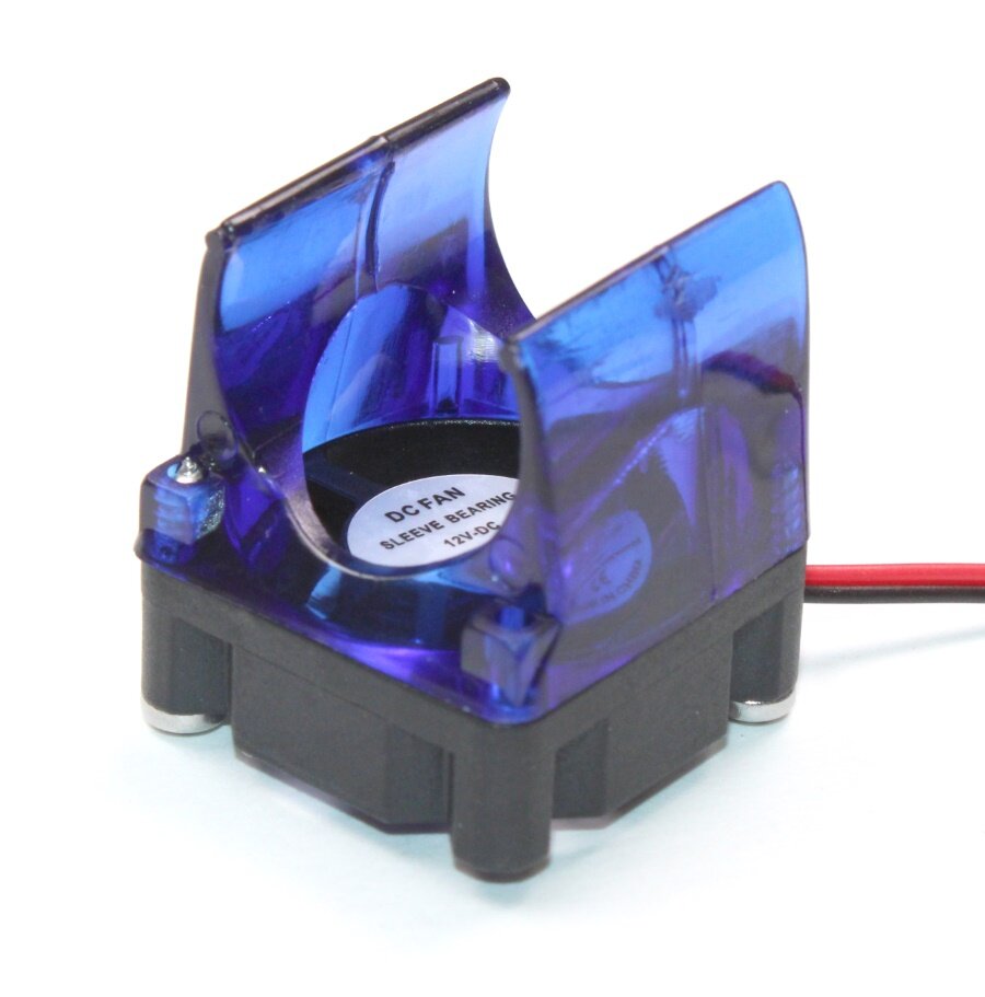 Hotend E3D-V6 12V, Клипса с вентилятором для охлаждения экструдера