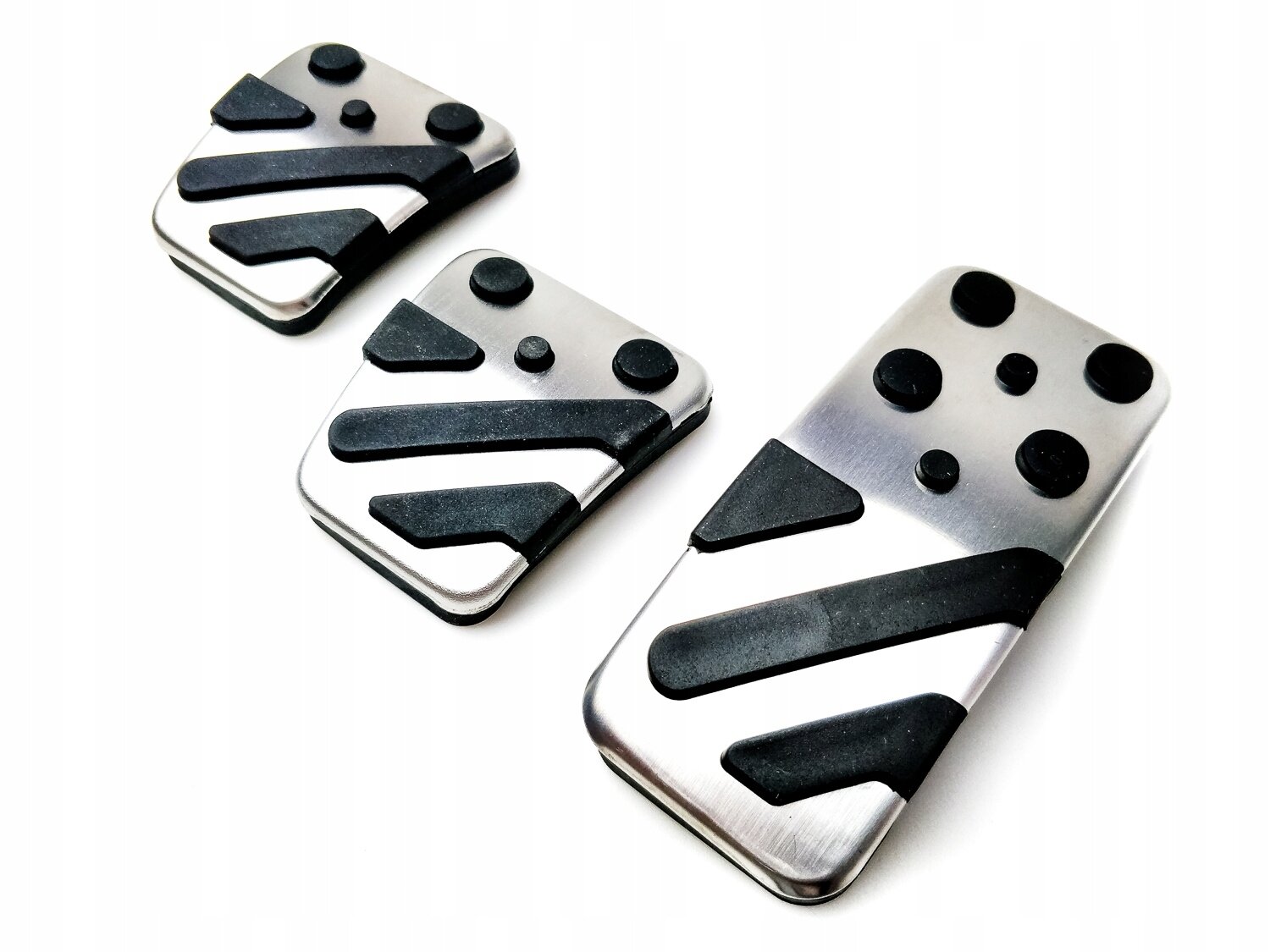 Накладки педалей для MITSUBISHI OUTLANDER, ASX, LANCER (2009-2015), Pajero IV (2006 - 2021), Pajero Sport с МКПП