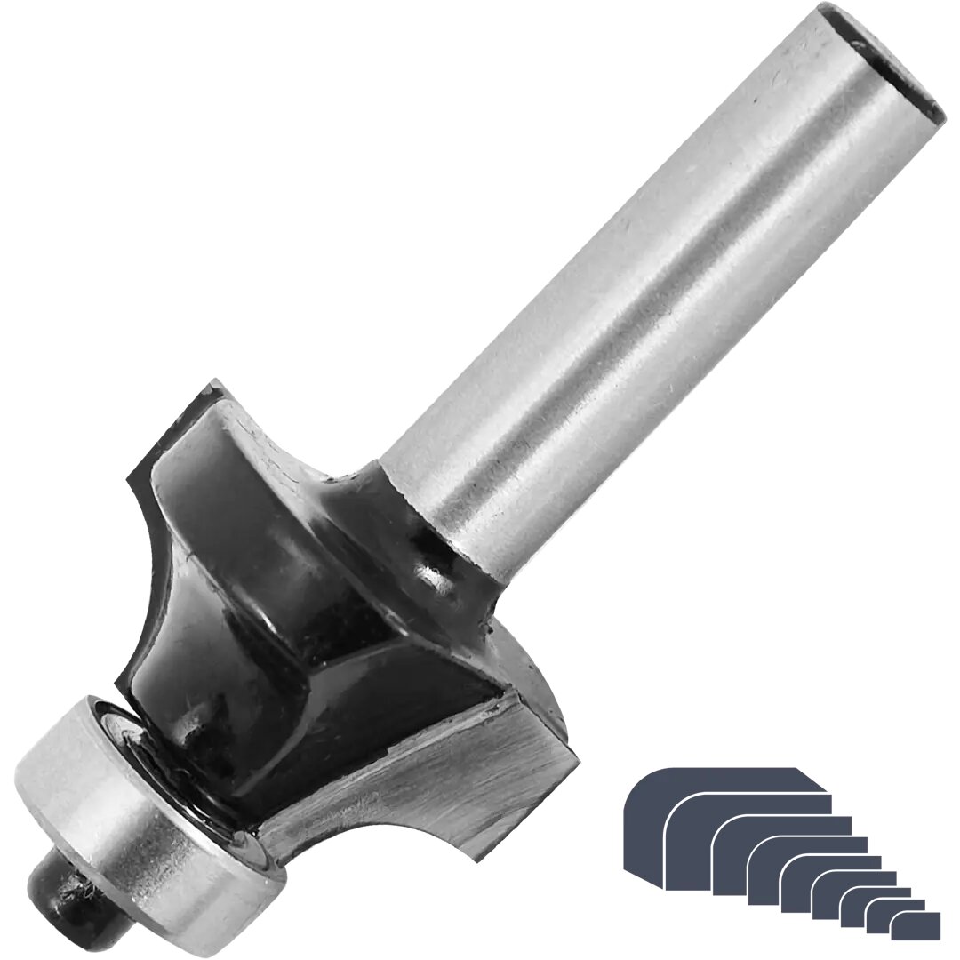 Фреза кромочная калевочная по дереву 1410302 25.4x13 мм