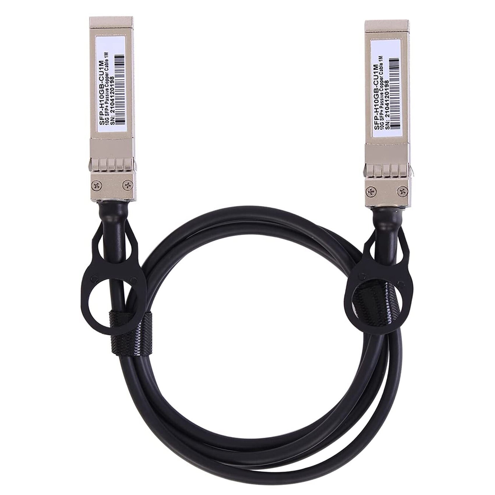 NCANRUI 10G SFP+ Twinax кабель, медный кабель прямого подключения (DAC) 10GBASE SFP пассивный кабель для SFP-H10GB-CU1M, Ubiquiti, D-Link(1M)