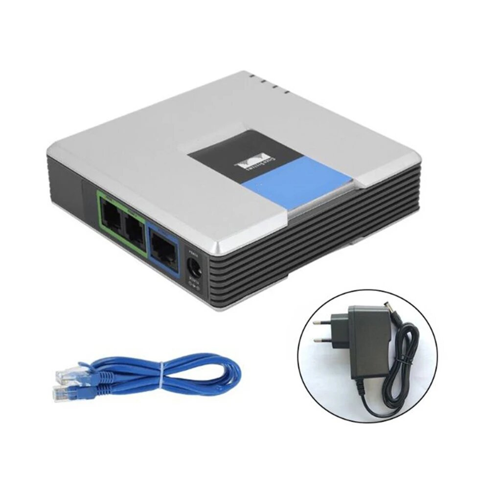 Linksys PAP2T разблокированный VoIP адаптер EU Plug