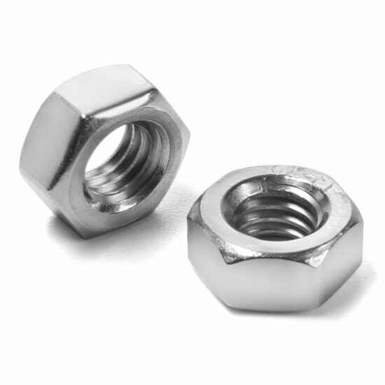 Гайка шестигранная DIN 934 Море-метизов А2-70 М10, 25 шт GAYKA934A270М1025М