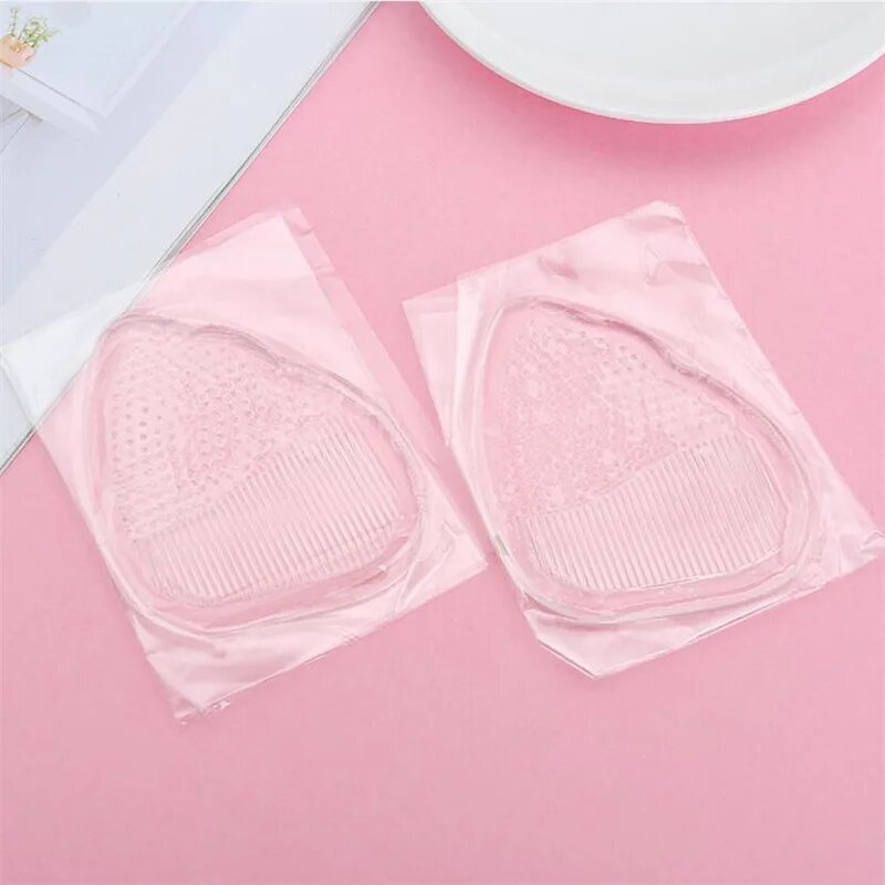 Гелевые женские мягкие стельки для высоких каблуков, стельки для плоскостопия, прозрачные мягкие стельки для обуви, 1 пара вставок, подушечки для ухода за ногами