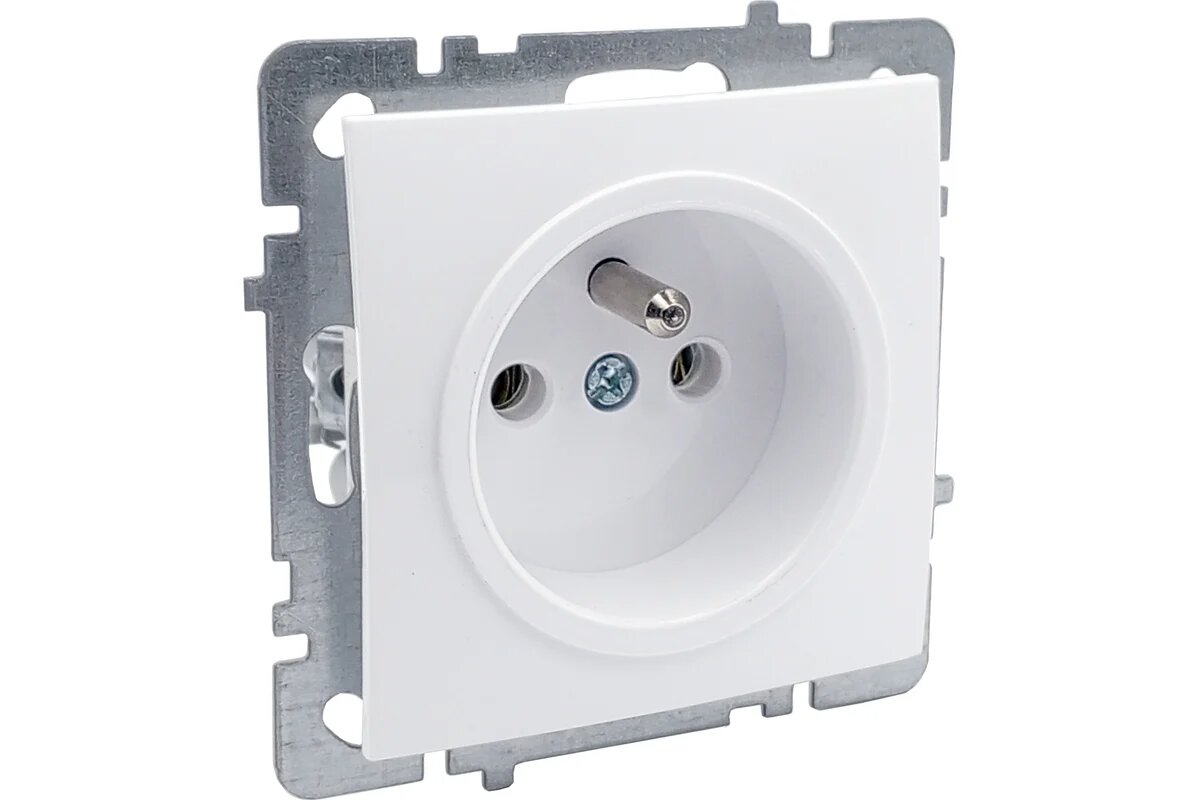 Nilson Механизм Роз. 1-местн. СУ, с земл. франц. станд, TOURAN-ALEGRA-THOR, белый 24110421