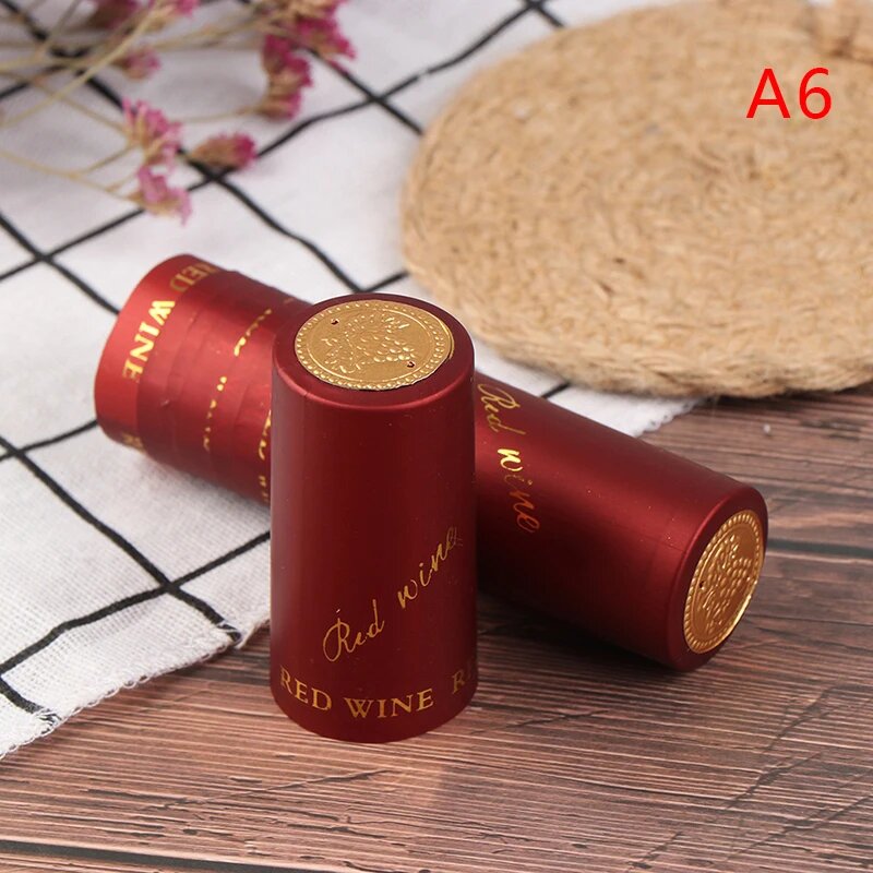 Термоусадочные колпачки из ПВХ HUXUAN, 10 шт. 10pcs