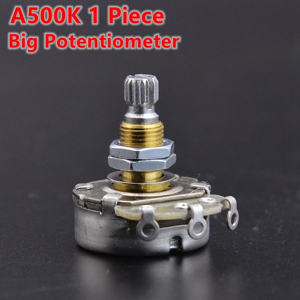 Потенциометры Alpha для электрогитары bass A250K/B250K/A500K/B500K BS Big A500K 1 PC