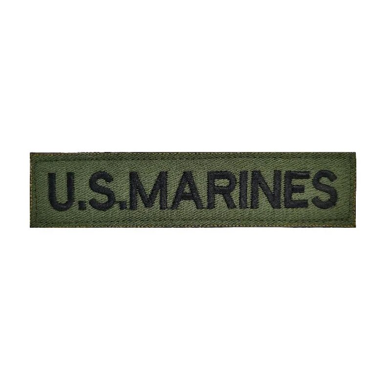 Патч US Marines вышитый, 13.5см*3см, TH125-U. S. MARINES-lv