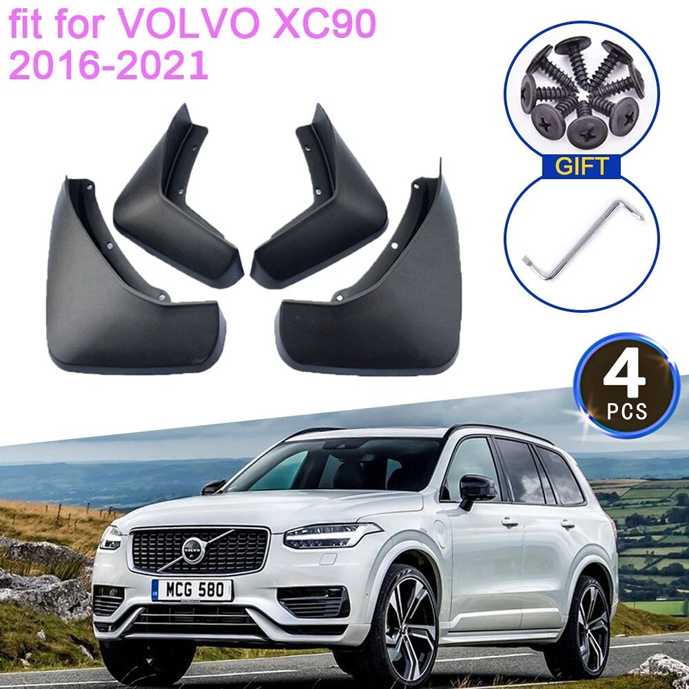 Для VOLVO XC90 2016 2017 2018 2019 2020 2021 2022 2023 Брызговики Брызговики Расклешенные крылья Аксессуары для передних и задних колес