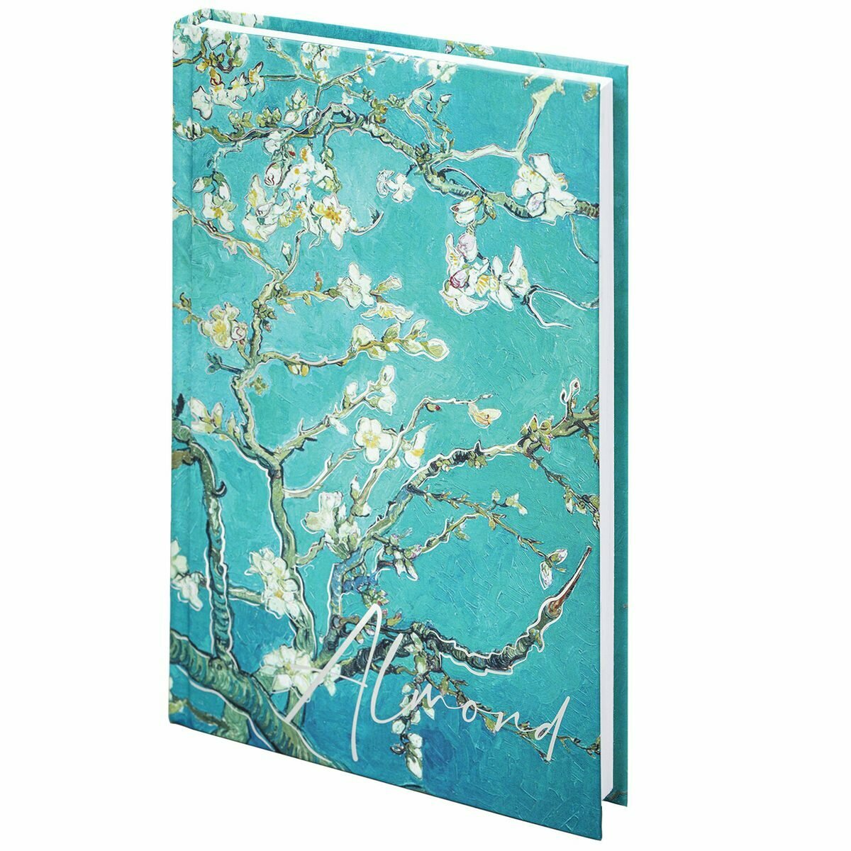 Блокнот 80л, А5 Staff "Ван Гог", клетка, твердая обложка (114427)