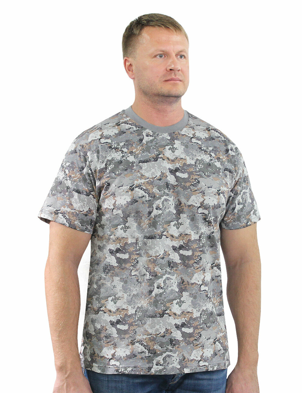Футболка камуфляжная охотник рыболов