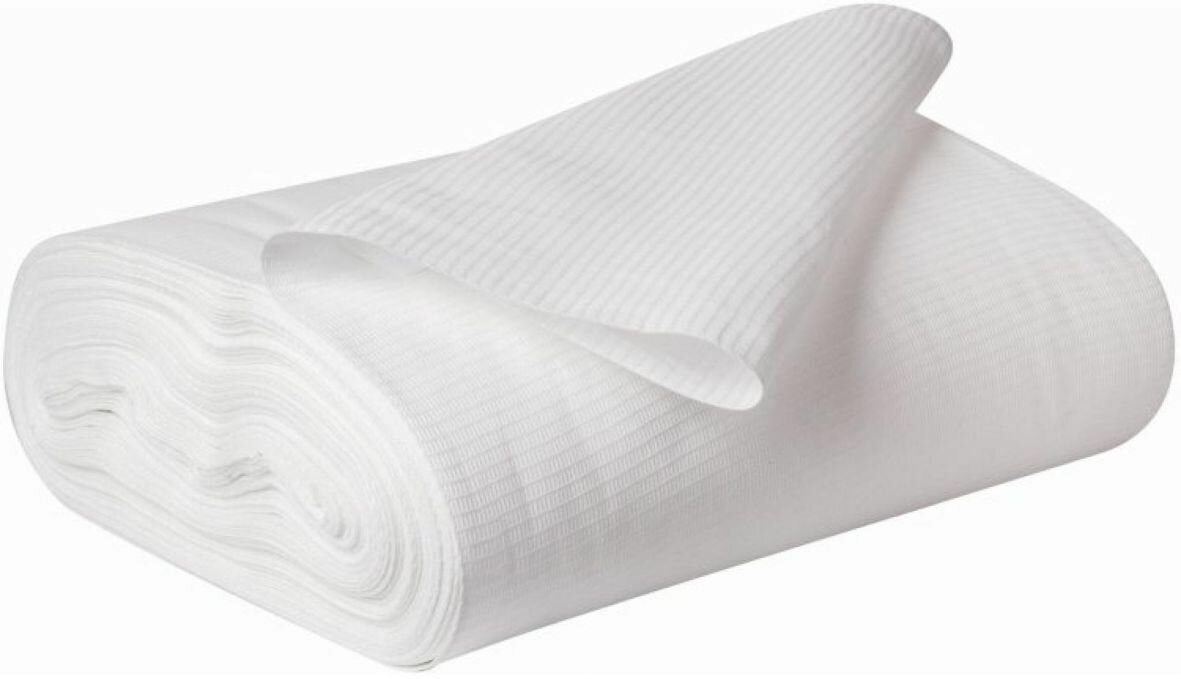 Ткань протирочная в рулоне 40смх50м вафельное полотно (плотность 150г/м)