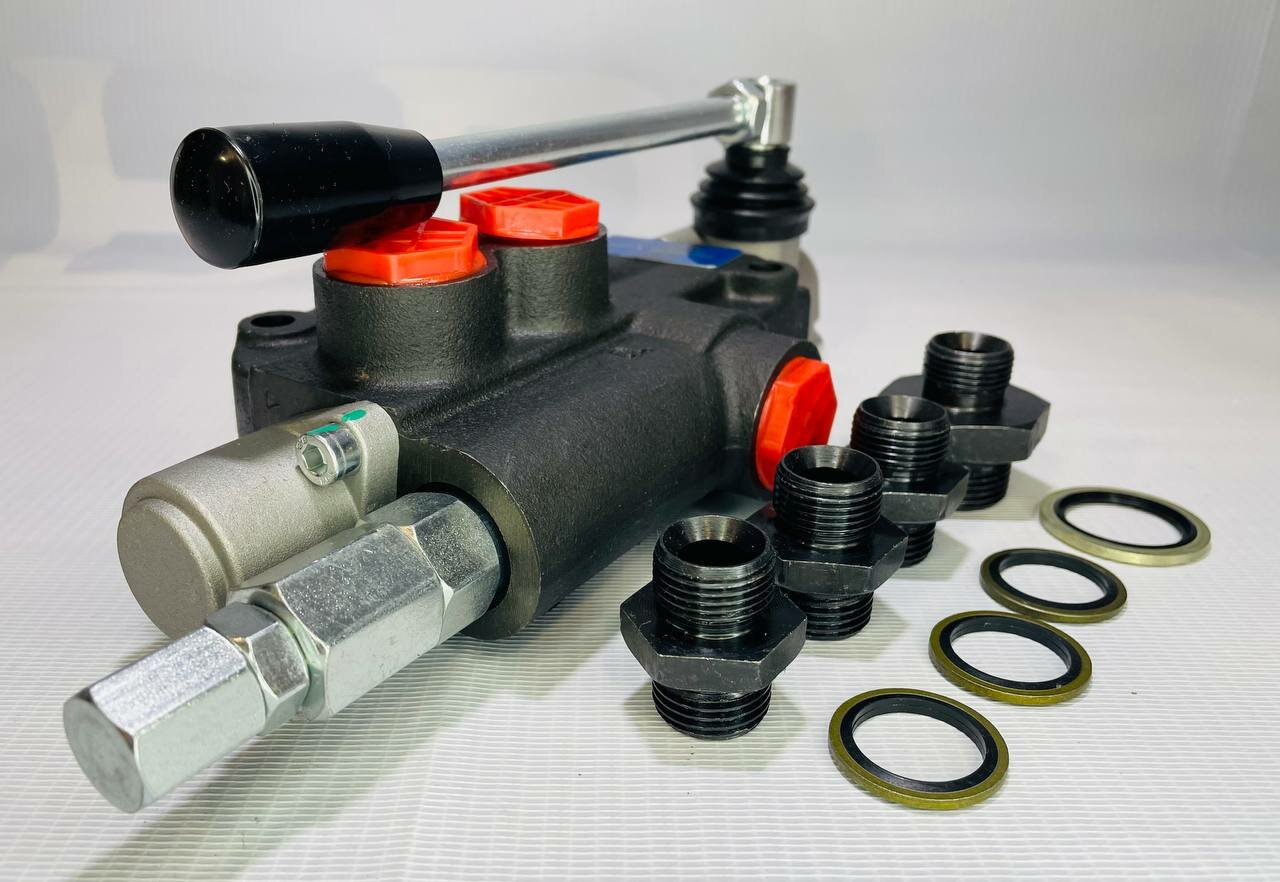 Гидрораспределитель Р80-D1 GКz1 (без фиксациеи) + комплект штуцеров